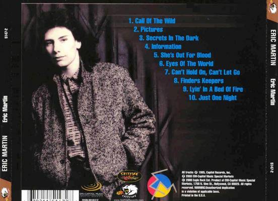 AOR Night Drive: Eric Martin - Eric Martin (1985)